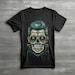 Greaser Skull 1 Rockabilly Men's T-shirt - Etsy