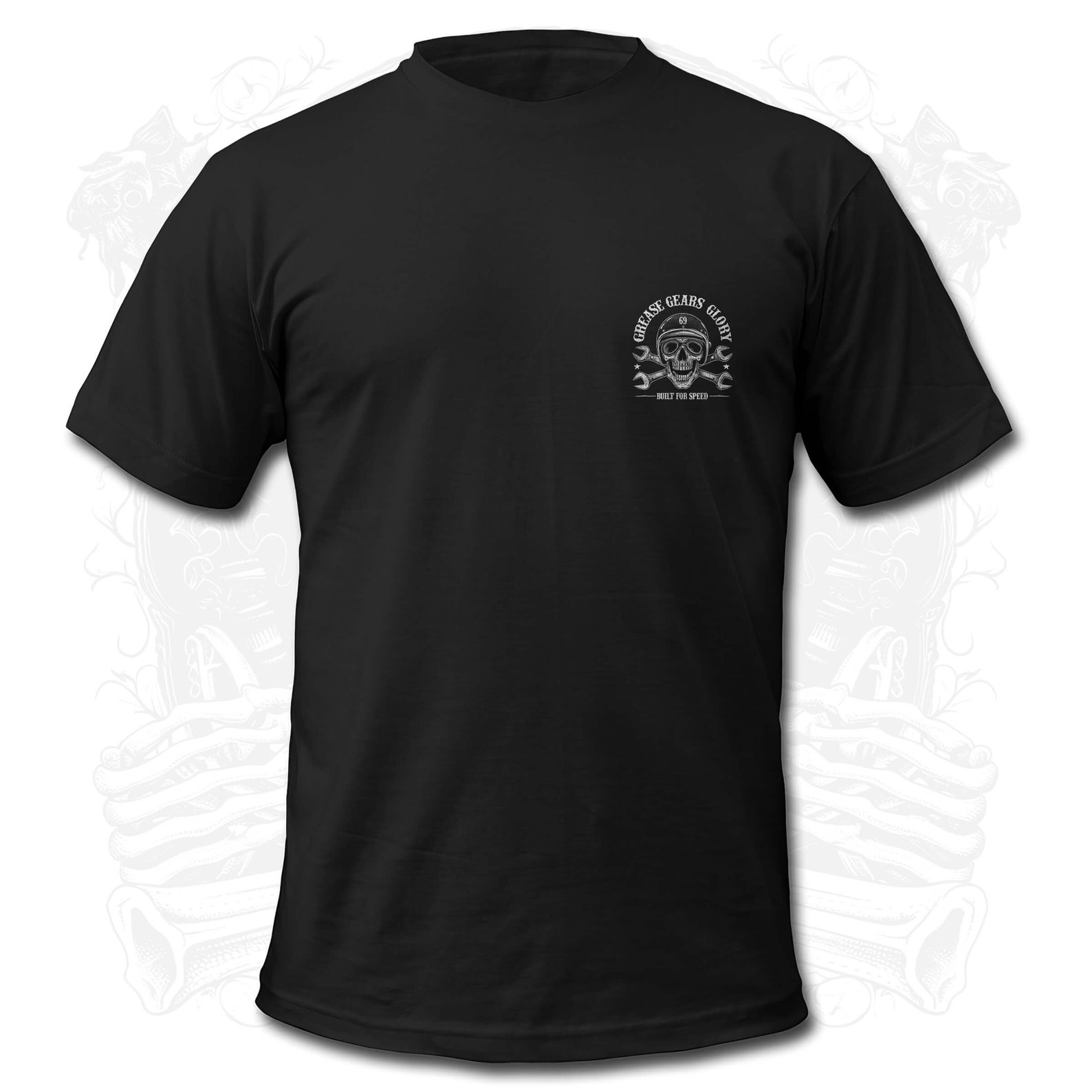 Grease Gears Glory Men's Rockabilly T-shirt - Etsy