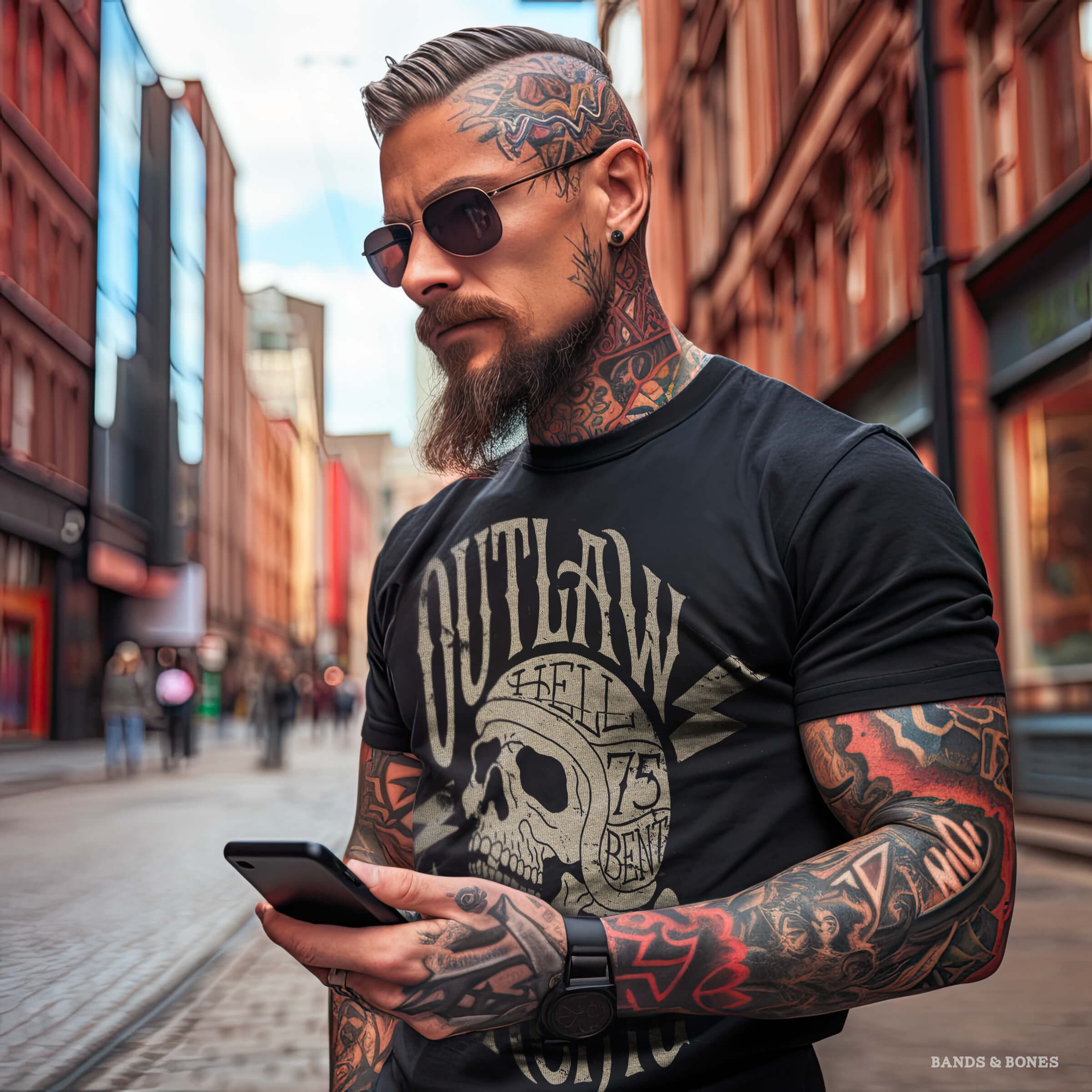 Outlaw Racing Biker Men's T-shirt - Etsy
