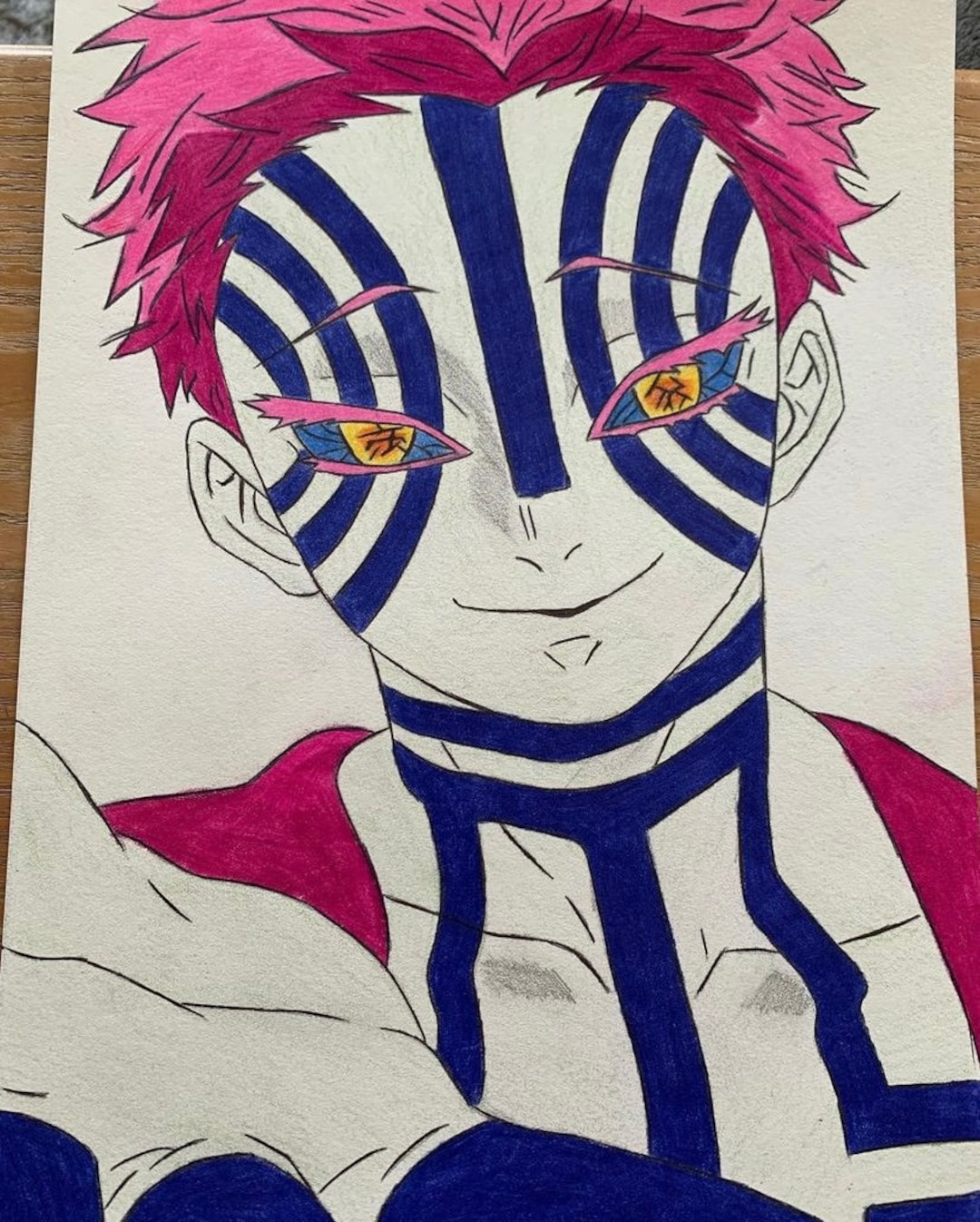 Akaza Drawing - Etsy