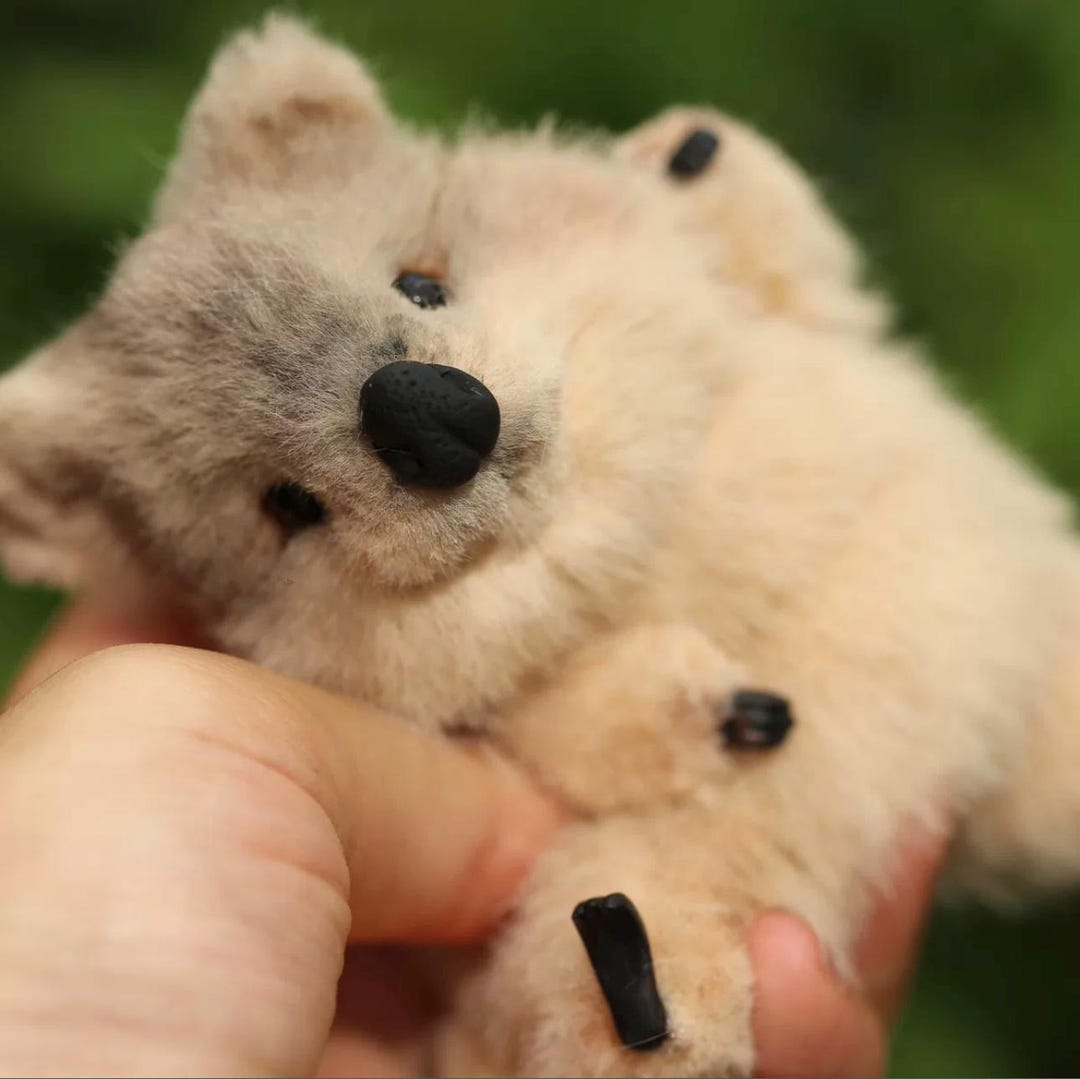 Quokka Plush Making Kit: DIY Faux Fur Stuffed Animal (PDF Pattern) - Etsy