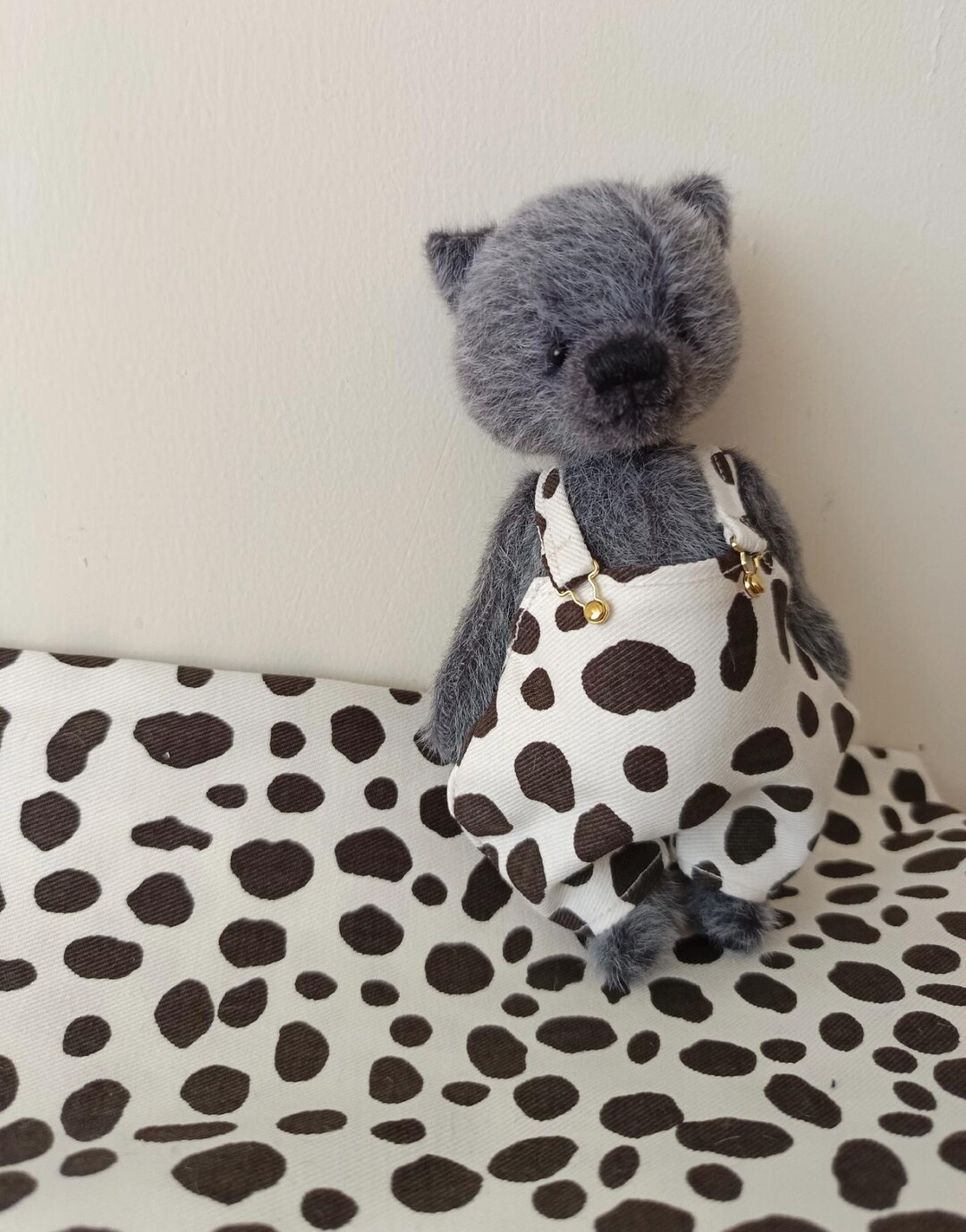 Handmade Teddy Bear, Art Doll, Realistic Bear Toy, Soft Plush, Home ...