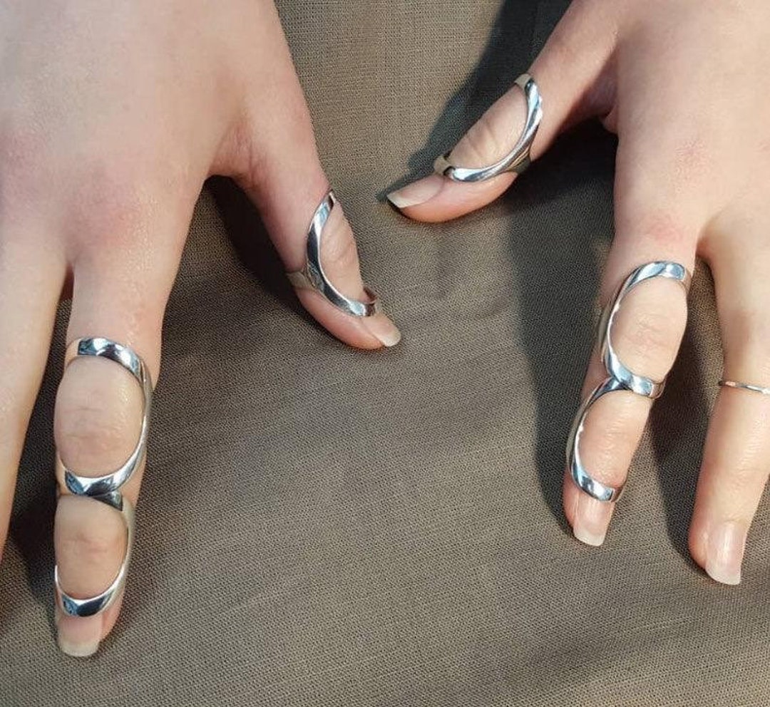 Arthritis Ring for Lateral Deviation,925 Sterling Silver Ring,splint ...