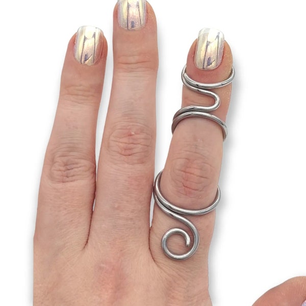 Swan Ring, Adjustable Arthritis Ring, Thumb Splint Ring, EDS Arthritis ...