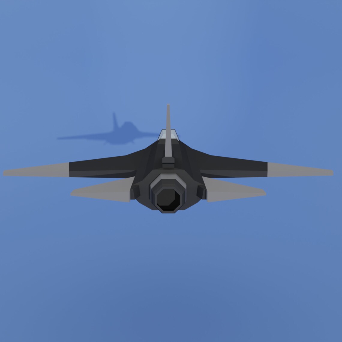 Fighter Aircraft F-16 Papercraft Model Low Poly Jet Miniature - Etsy