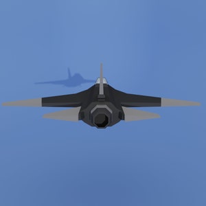 Fighter Aircraft F-16 Papercraft Model, Low Poly Jet Miniature Model of ...