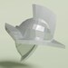 Gladiator Helmet Papercraft in SVG, DXF, PDF Formats, 3d Low Poly Paper ...