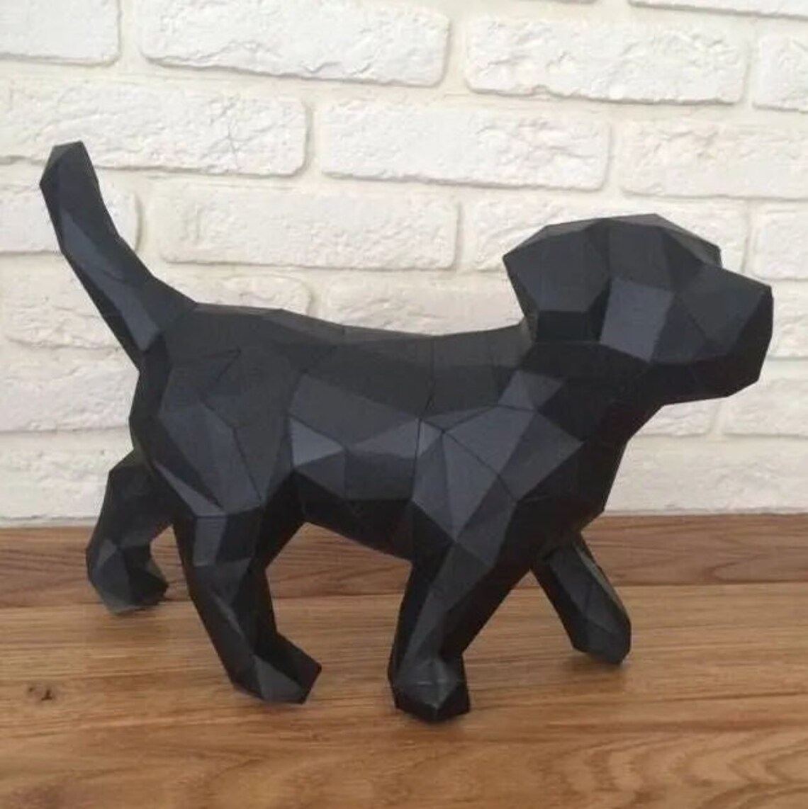 Papercraft Walking Puppy Diy Paper Dog Do It Yourself Paper - Etsy