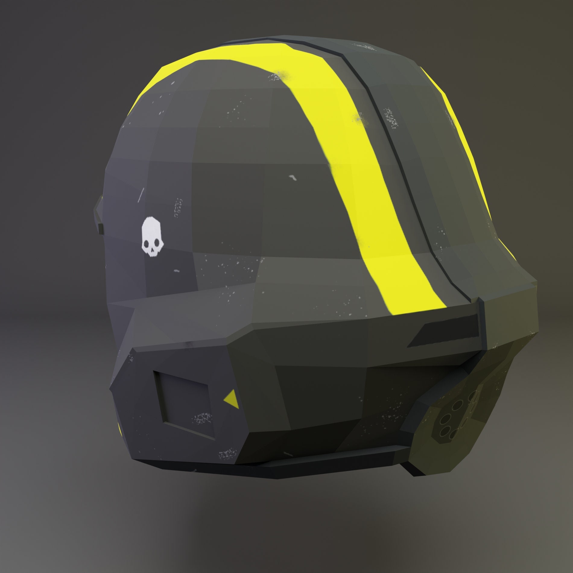 Helldivers 2 Helmet Papercraft Template, Cosplay Prop (SVG, DXF, PDF ...