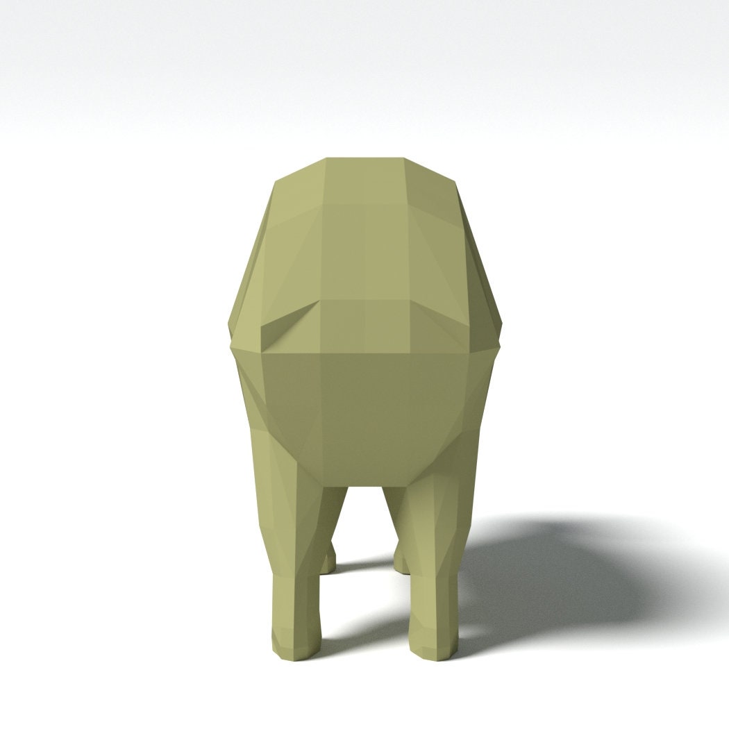 Capybara Papercraft Template in SVG DXF PDF Formats Make - Etsy Israel