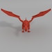 Low Poly Dragon Papercraft Template in SVG, DXF, PDF Formats, 3D Dragon ...