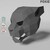 Anbu Mask Papercraft Template in SVG, PDF, DXF Formats, Kitsune Mask ...