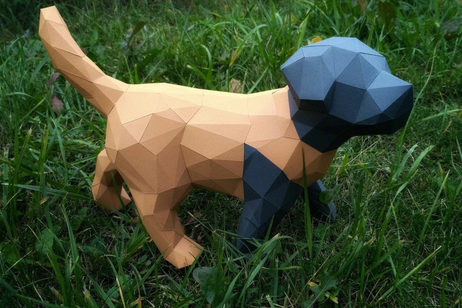 Papercraft Walking Puppy, Diy Paper Dog, Do It Yourself, Paper Dog ...
