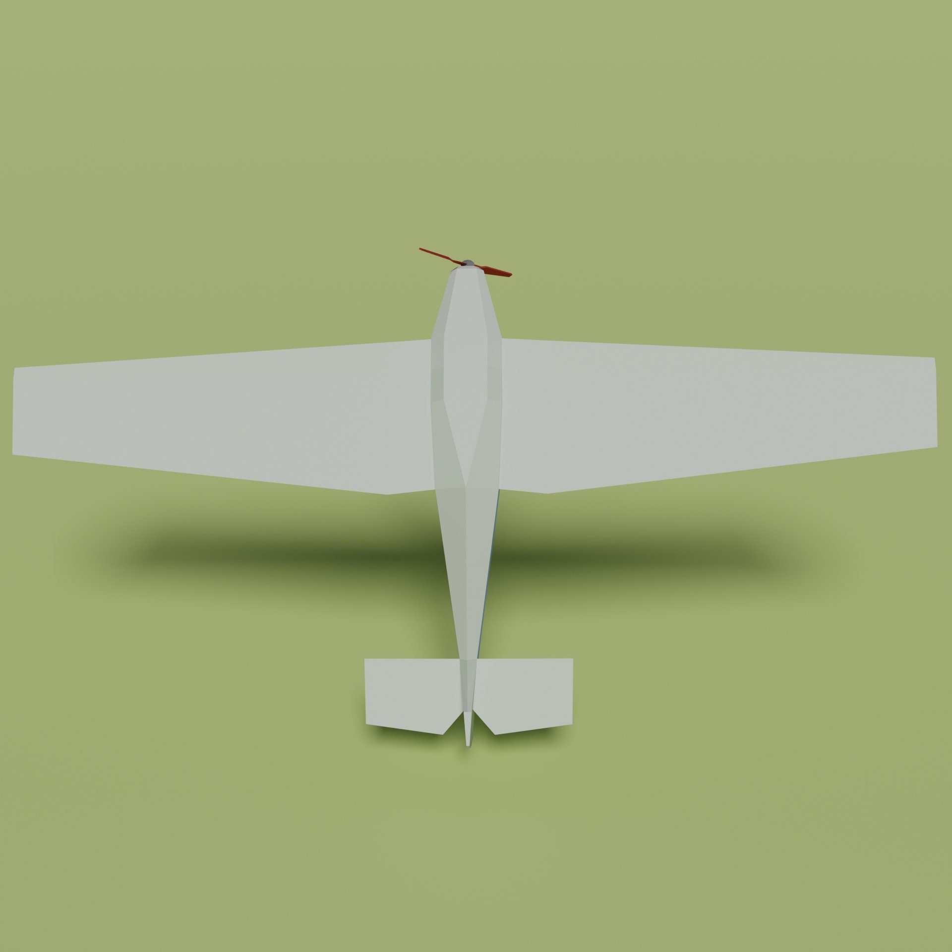 Airplane Papercraft Template in SVG PDF & DXF Formats - Etsy