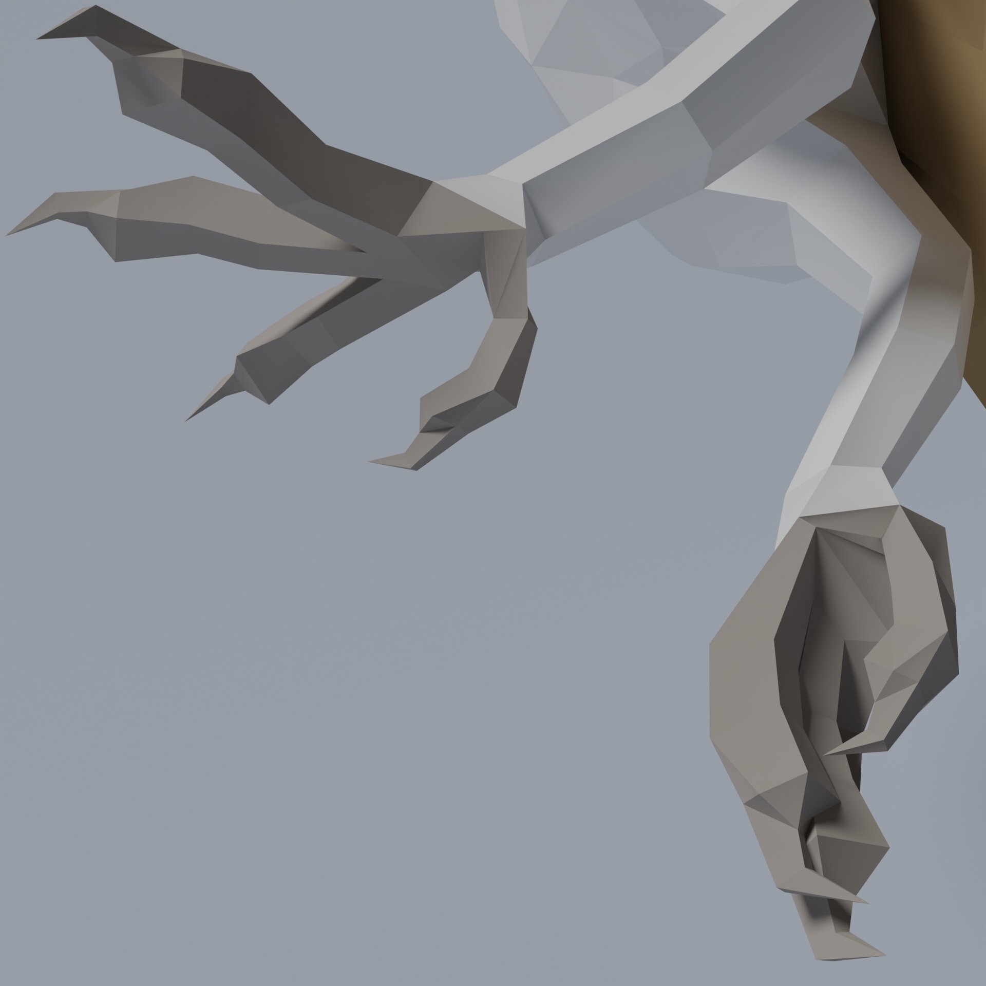 Flying Owl Papercraft Template in SVG DXF & PDF Formats. - Etsy Canada