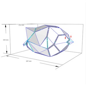 Sliding Penguin Papercraft, in PDF/JPG/SVG Format, 3d Low Poly Paper ...