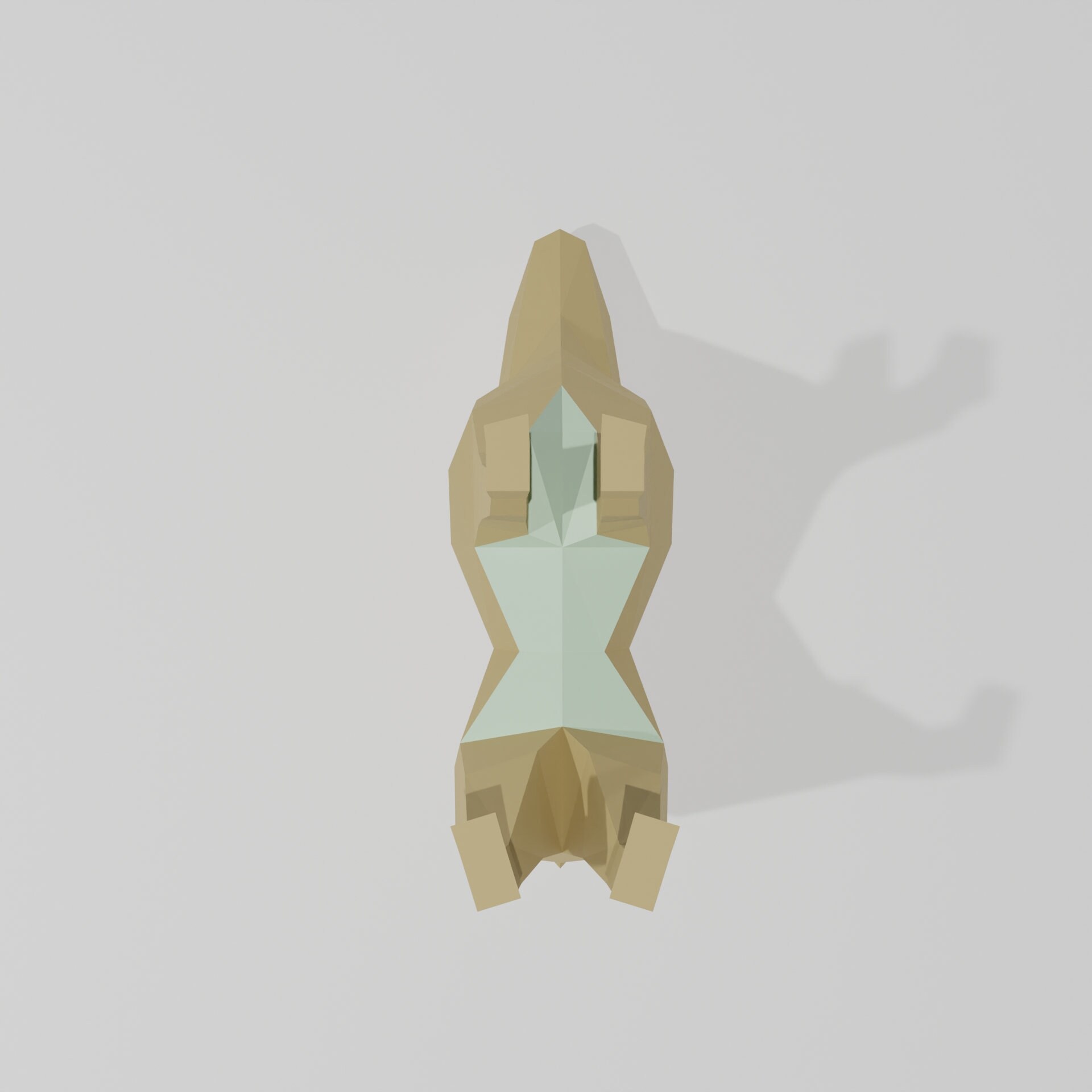 Dog Papercraft Template in SVG PDF & DXF Formats 3d Low Poly - Etsy UK