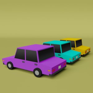 Papercraft Toy Cars for Kids in Papercraft Technique, Print, Cut and ...