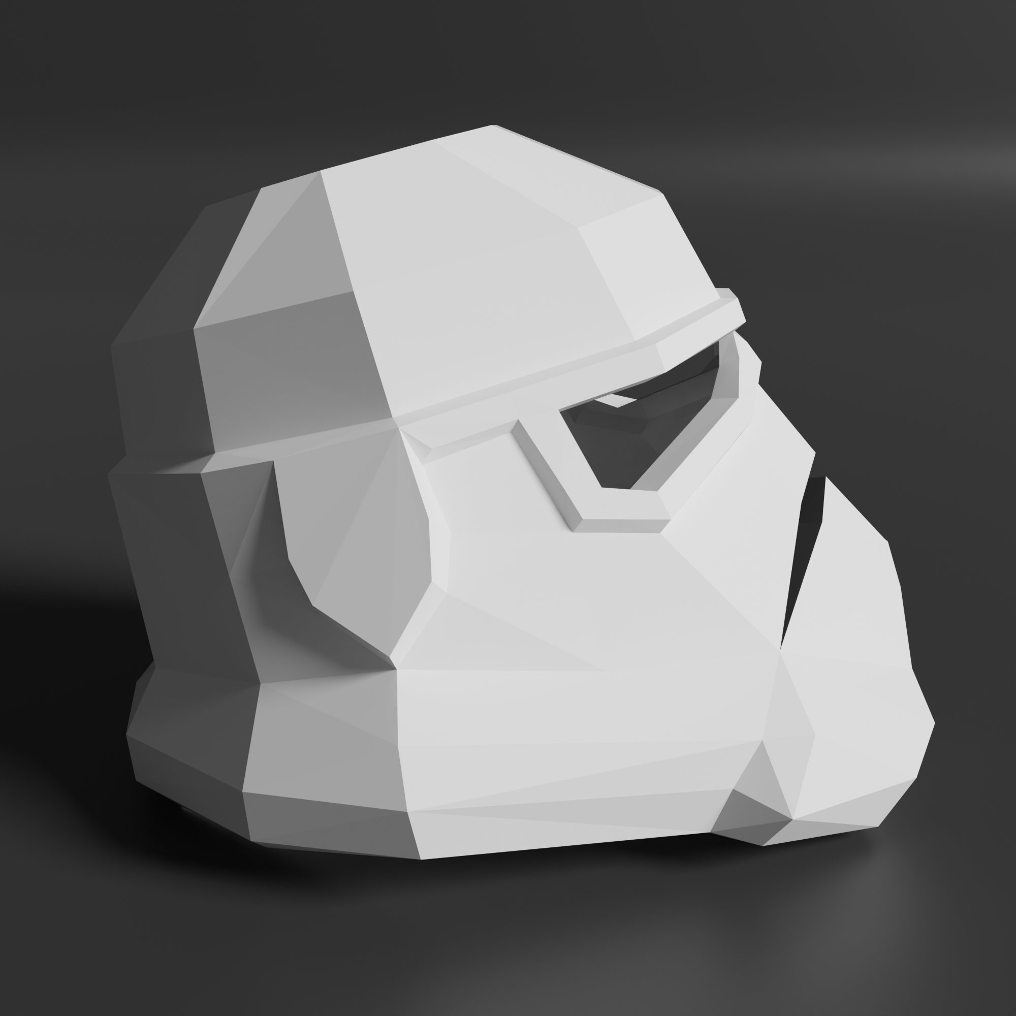Stormtrooper Papercraft Helmet Template in SVG DXF & PDF - Etsy Australia