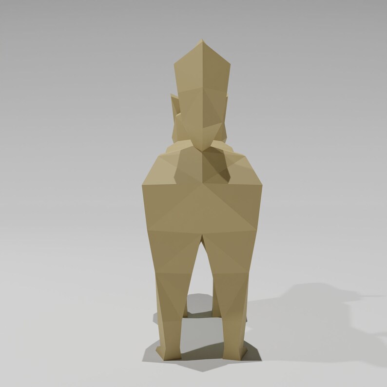 Dog Papercraft Template in SVG PDF & DXF Formats 3d Low Poly - Etsy