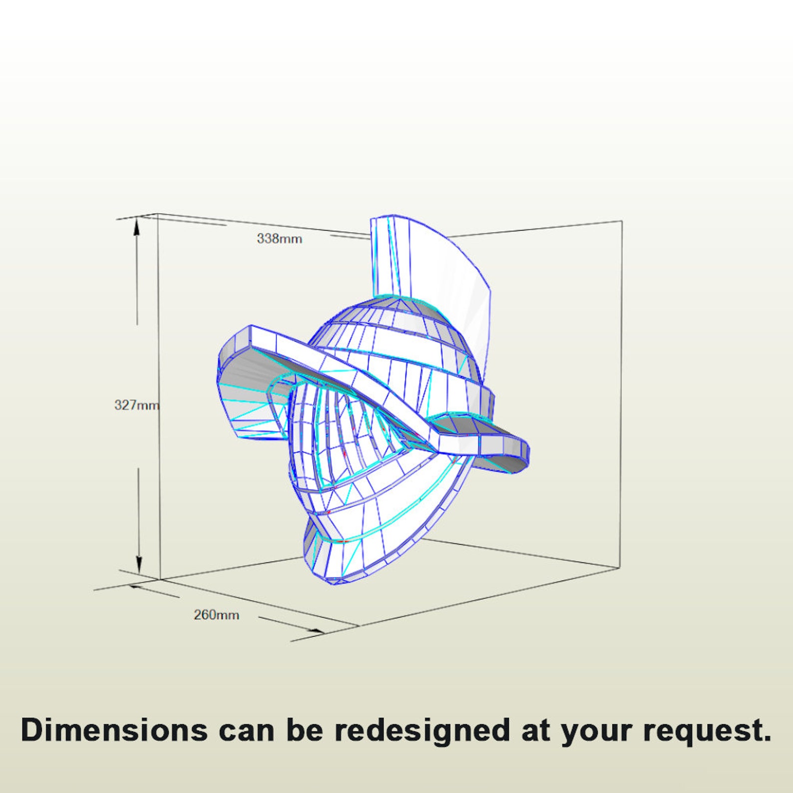 Gladiator Helmet Papercraft in SVG DXF PDF Formats 3d Low - Etsy