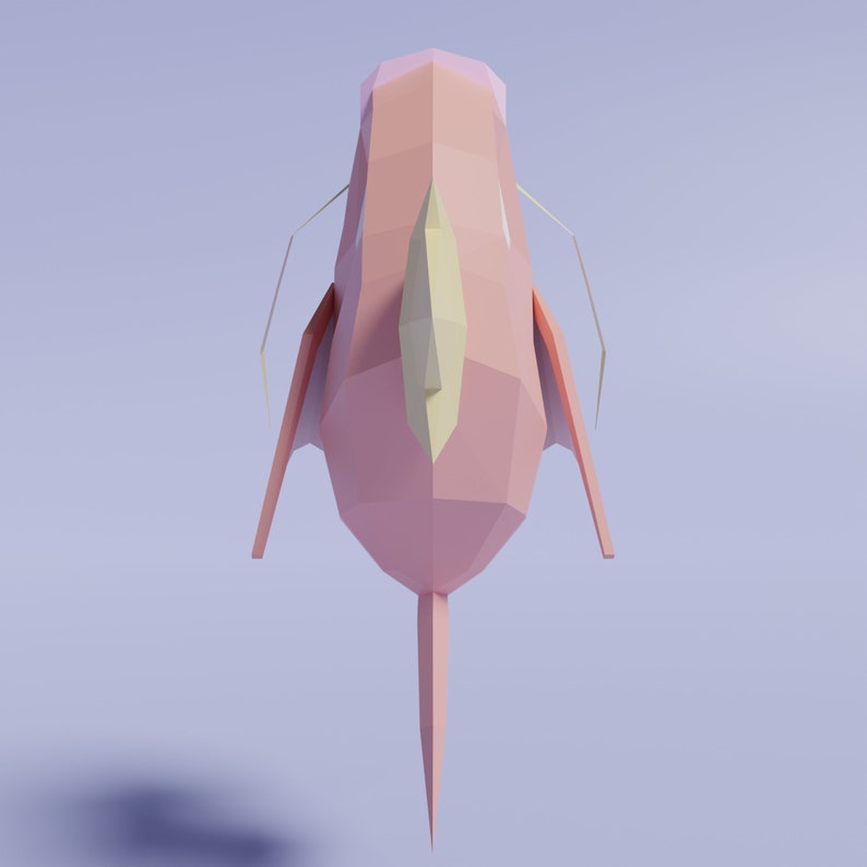 Golden Fish Papercraft Template in SVG DXF PDF Formats Take - Etsy