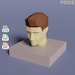 Man Head Papercraft With Hair, Make a Asaro Head Just Using a Paper and ...