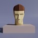 Man Head Papercraft With Hair, Make a Asaro Head Just Using a Paper and ...