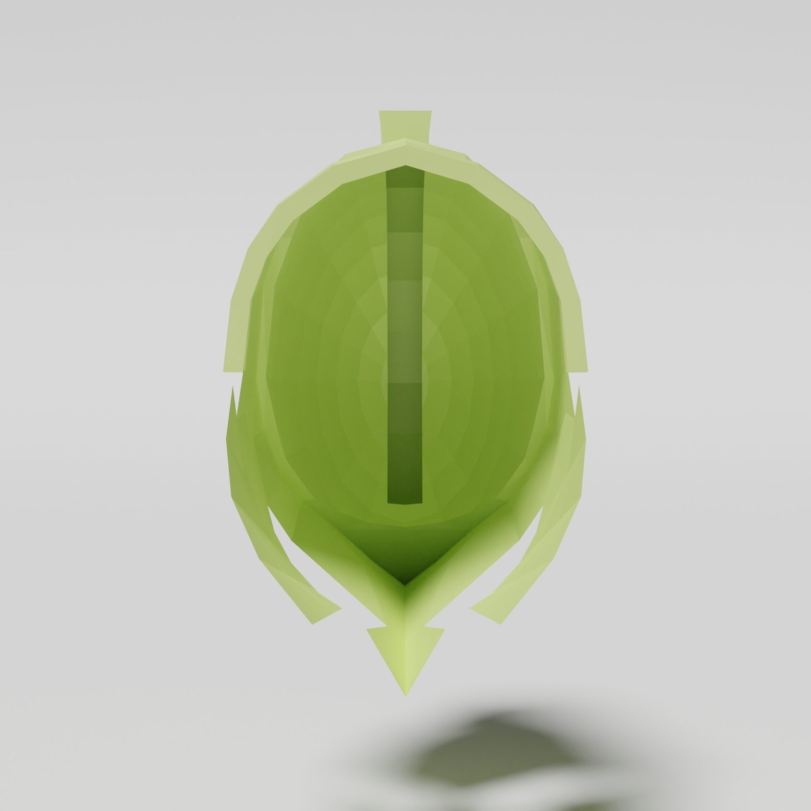 Gladiator Helmet Papercraft in SVG, DXF, PDF Formats, 3d Low Poly Paper ...