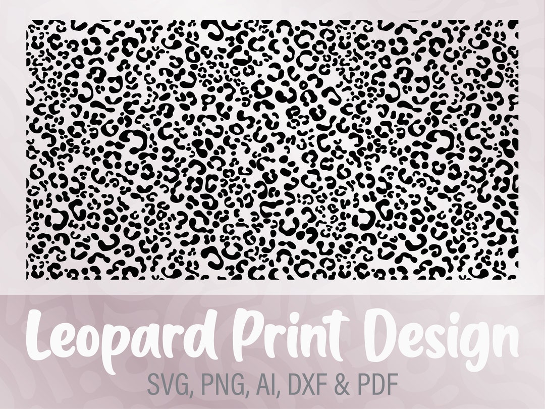 Leopard Print Svg Animal Print Svg Files Leopard Dots Svg Wall Art Svg ...