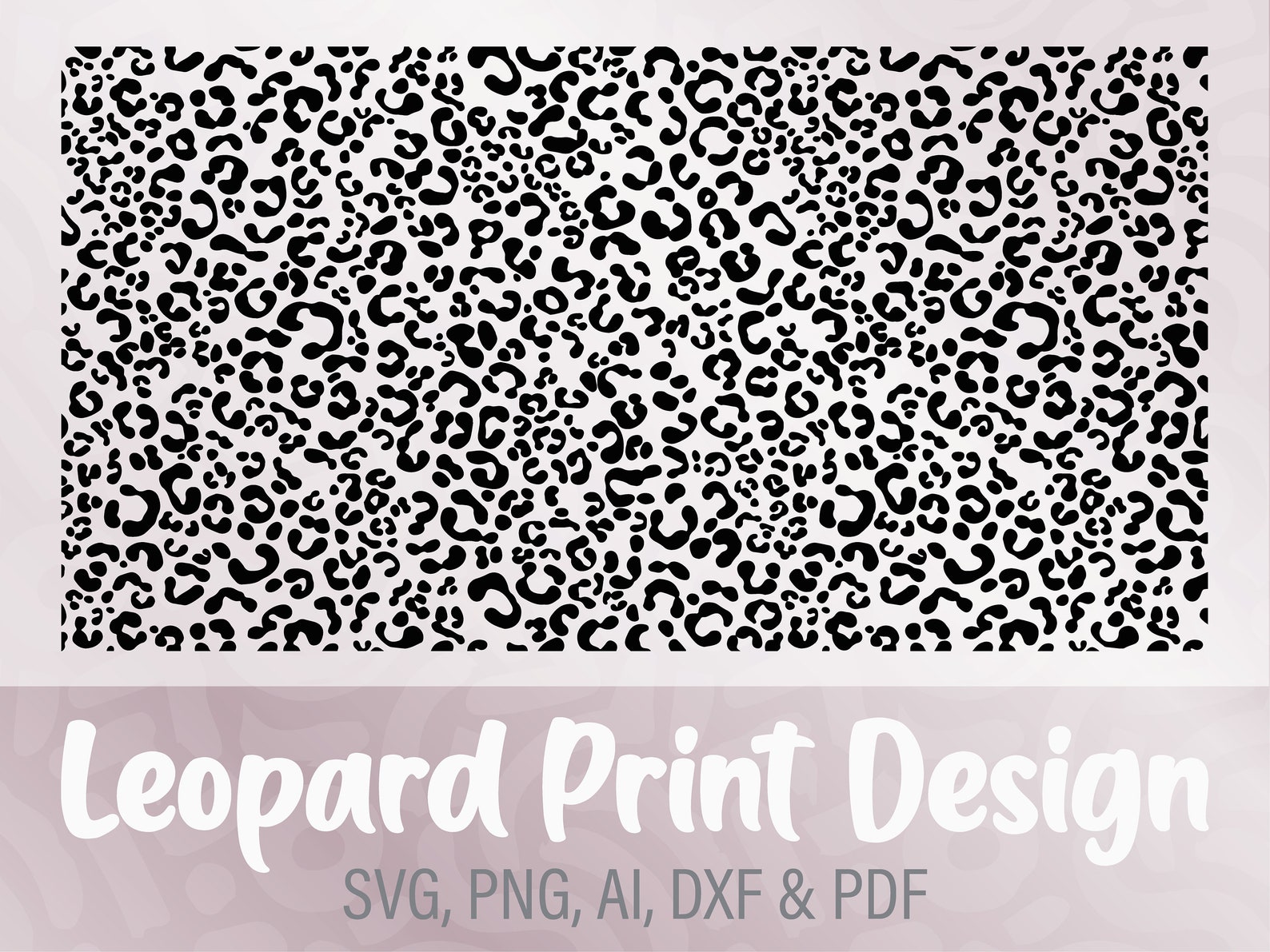 Leopard Print Svg Animal Print Svg Files Leopard Dots Svg Wall Art Svg ...