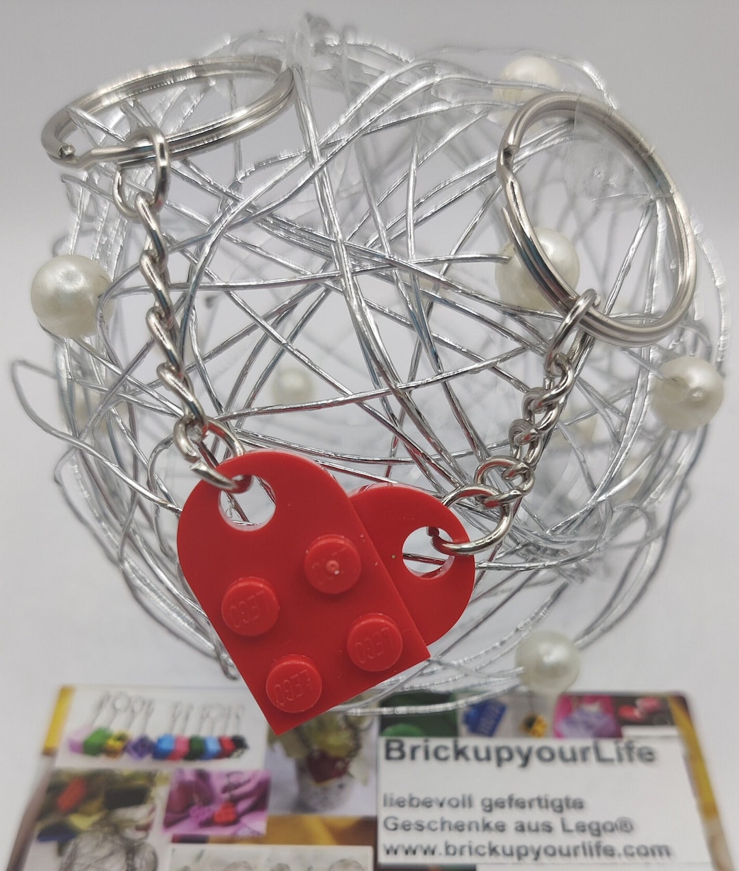Heart Pendant Lego ® Clamping Block - Etsy
