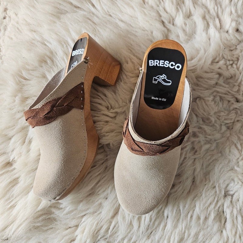 Suede Clogs - Etsy