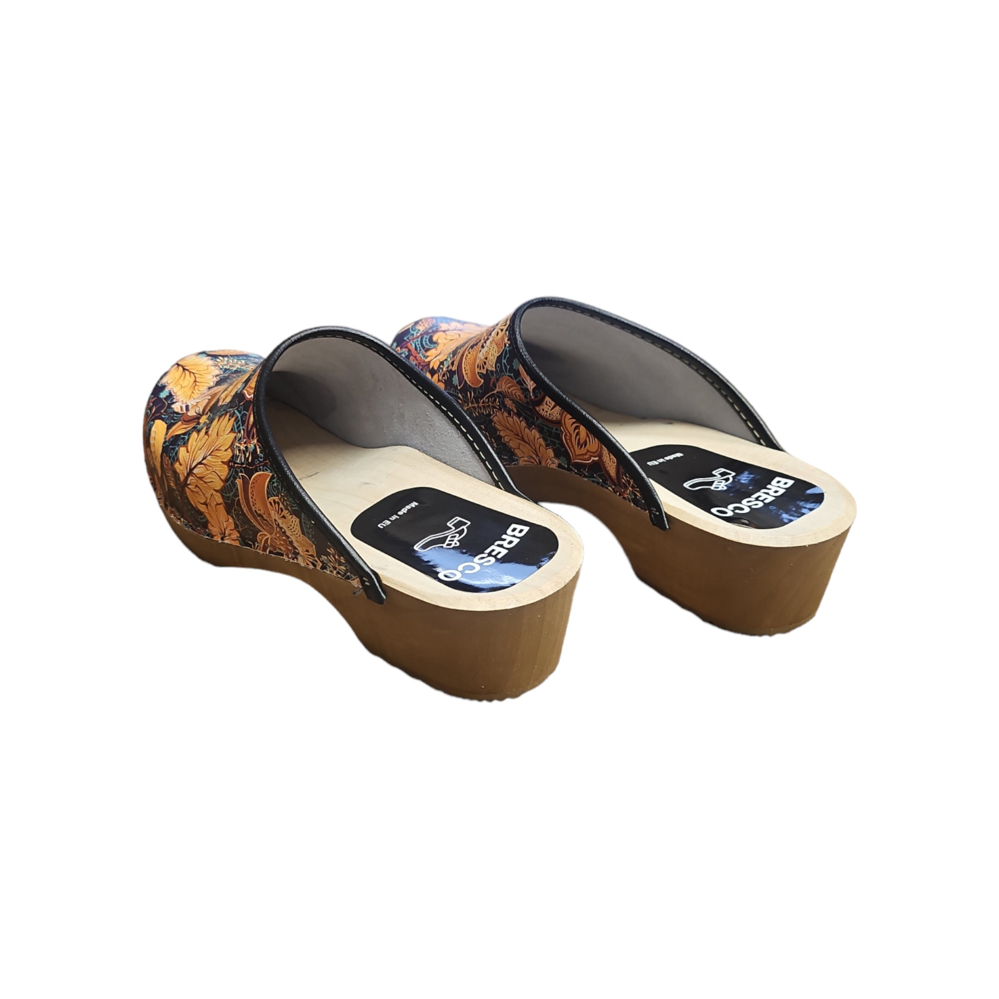 Swedish Wooden Clogs for Women Handcrafted With Real Leather and ...