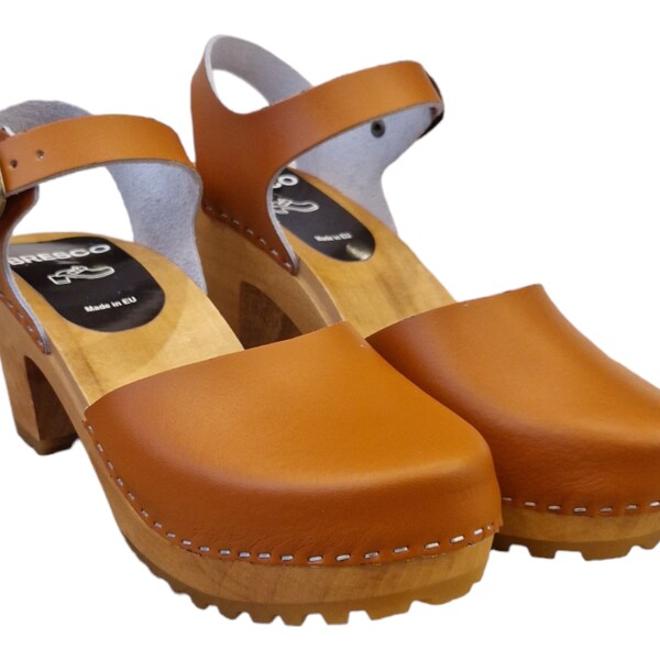 Vintage High Heel Clogs - Etsy