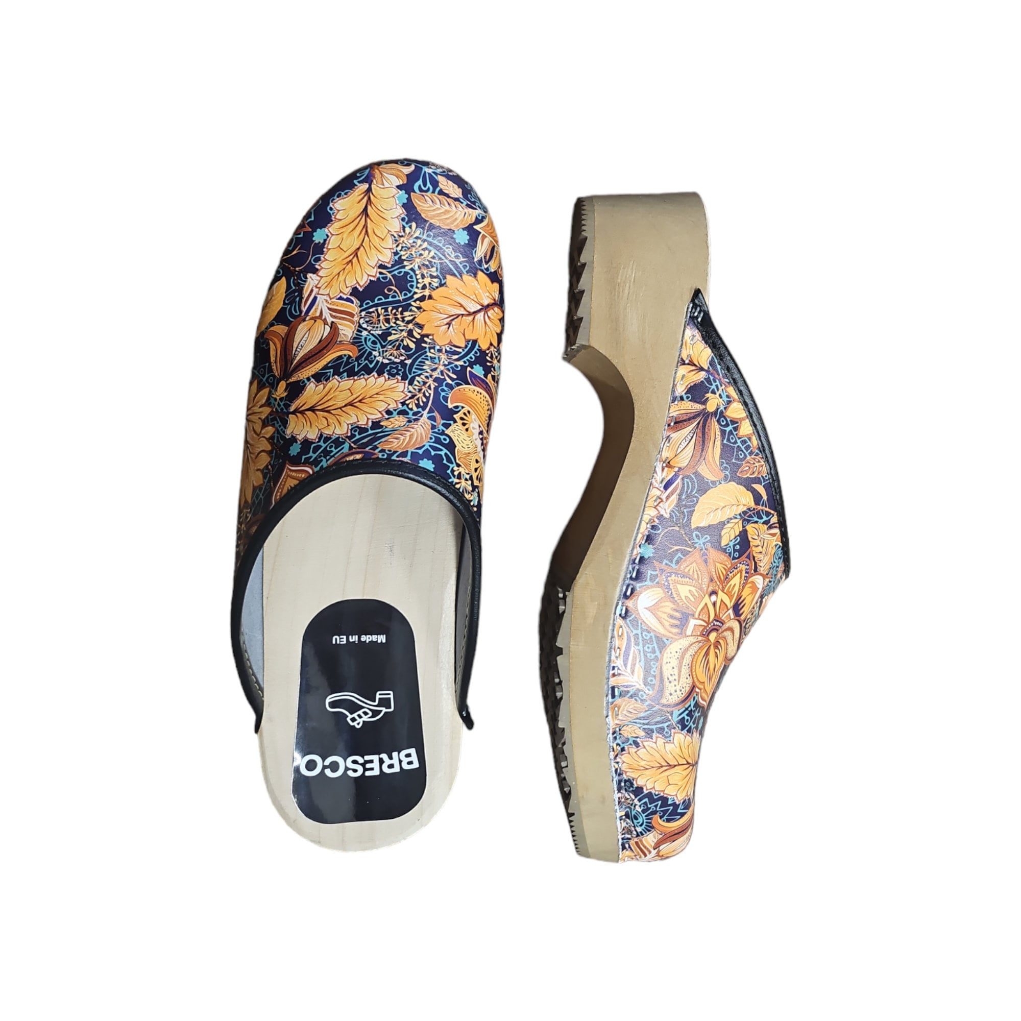 Swedish Wooden Clogs for Women Handcrafted With Real Leather and ...