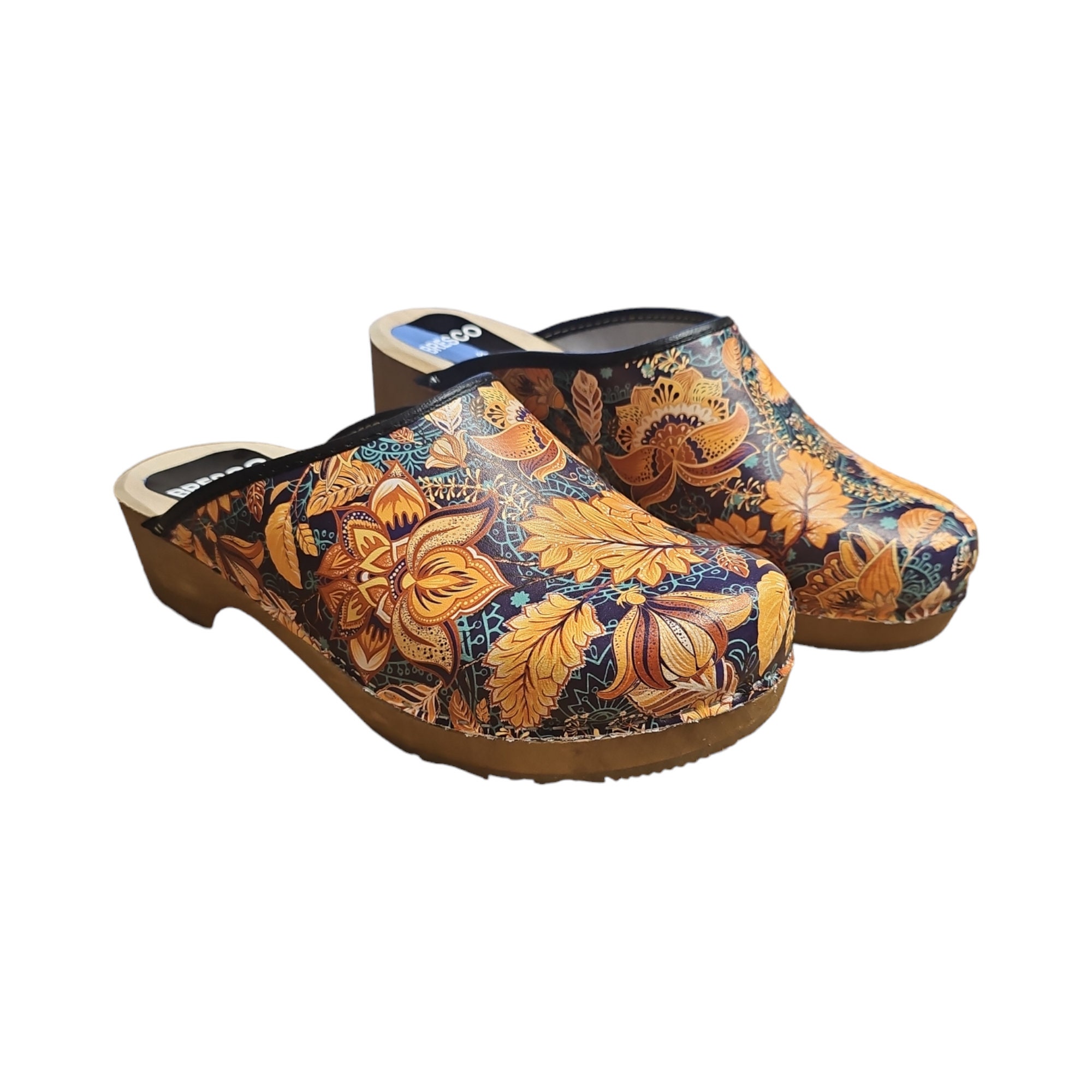 Swedish Wooden Clogs for Women Handcrafted With Real Leather and ...