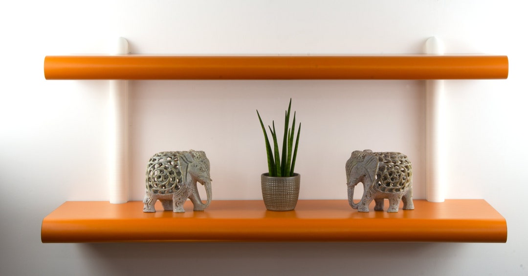 Shelving System: Double Orange Set - Etsy