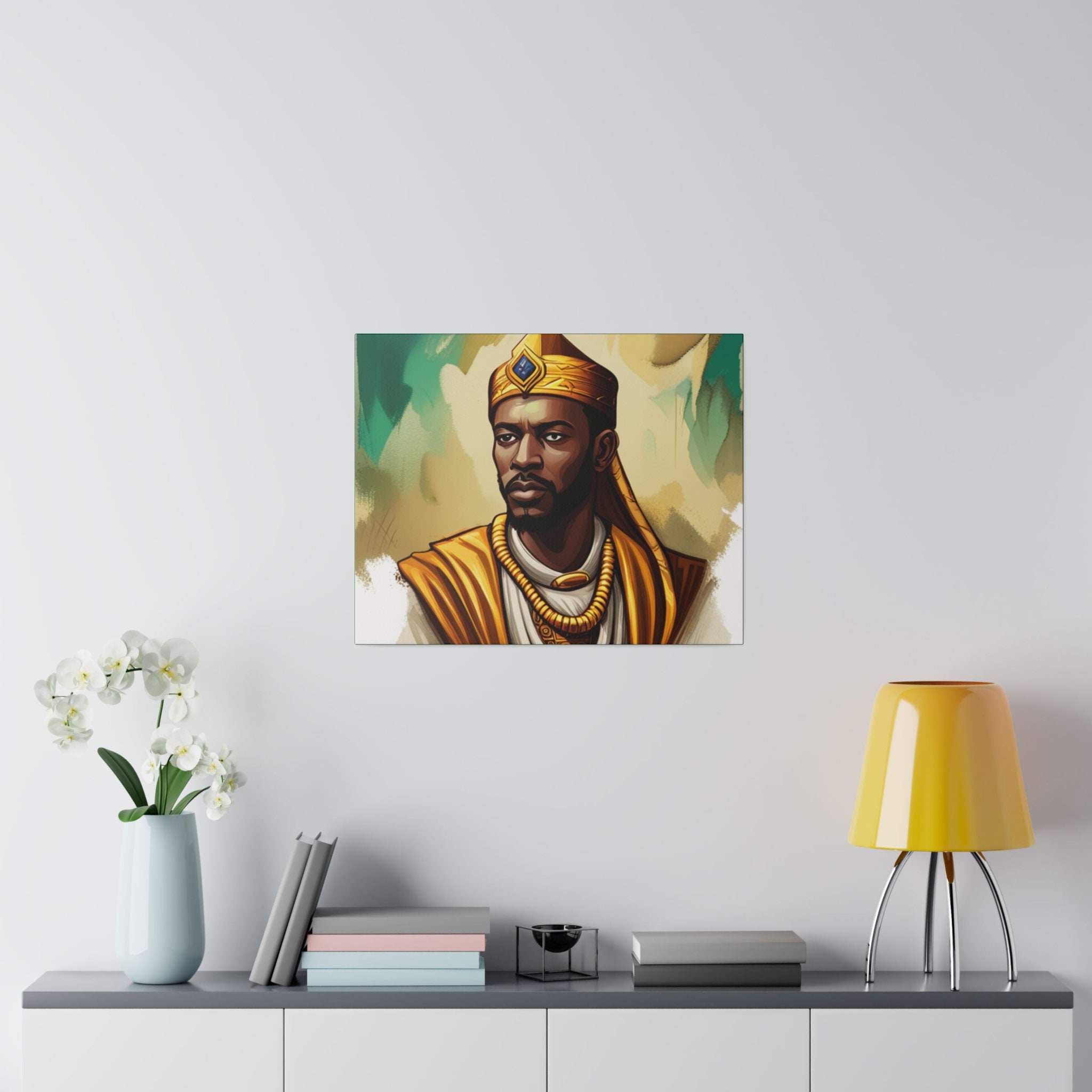 Mansa Musa Wall Art, King of Mali, Rare Etsy Find, African Heritage ...