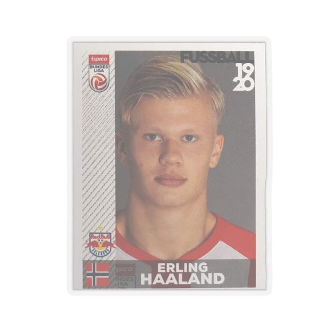Erling Haaland Sticker Fussball Bundesliga Fan Gift - Etsy