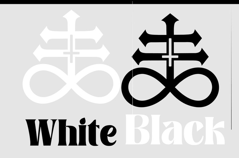 Lucifer Cross PNG, Leviathan Cross PNG Clipart, Gothic Printable ...