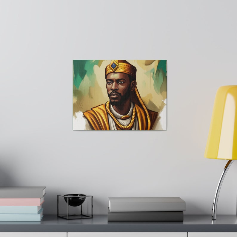 Mansa Musa Wall Art, King of Mali, Rare Etsy Find, African Heritage ...