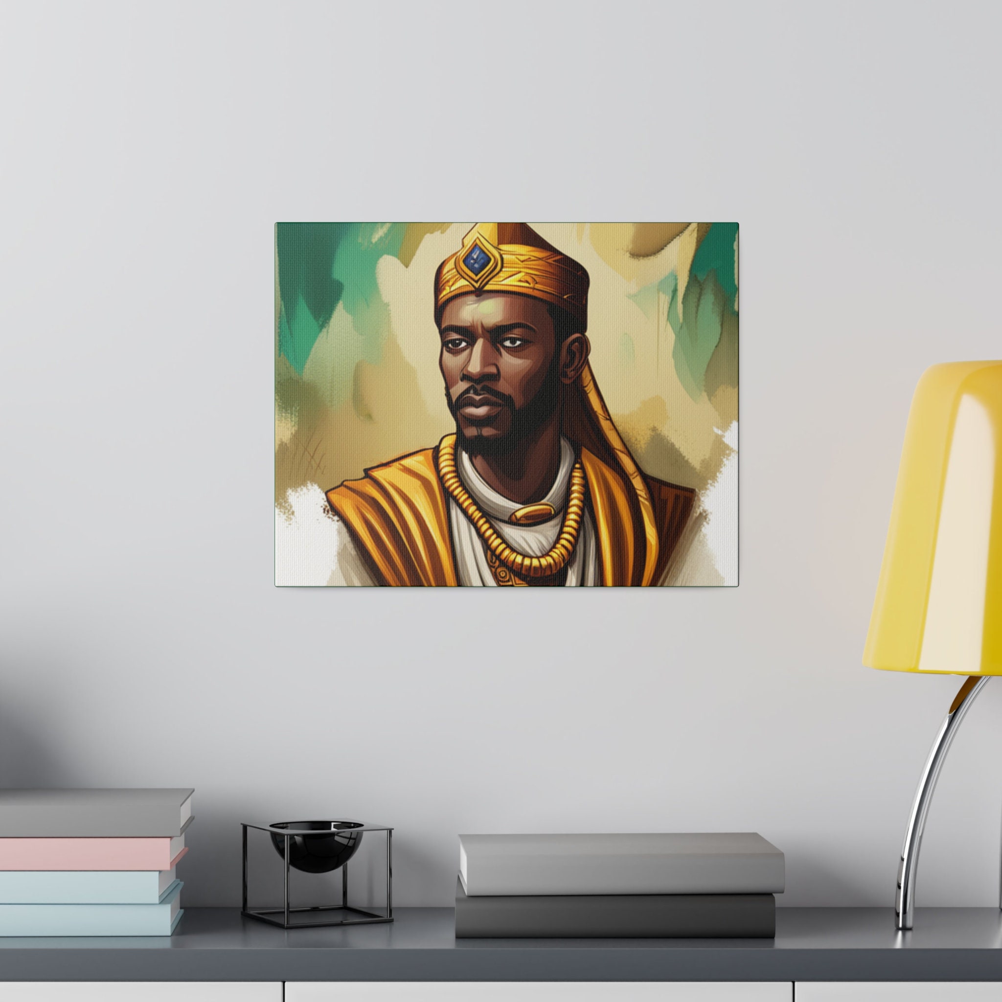 Mansa Musa Wall Art, King of Mali, Rare Etsy Find, African Heritage ...