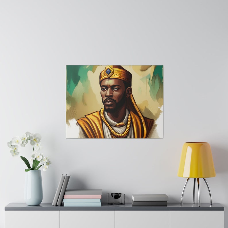 Mansa Musa Wall Art, King of Mali, Rare Etsy Find, African Heritage ...