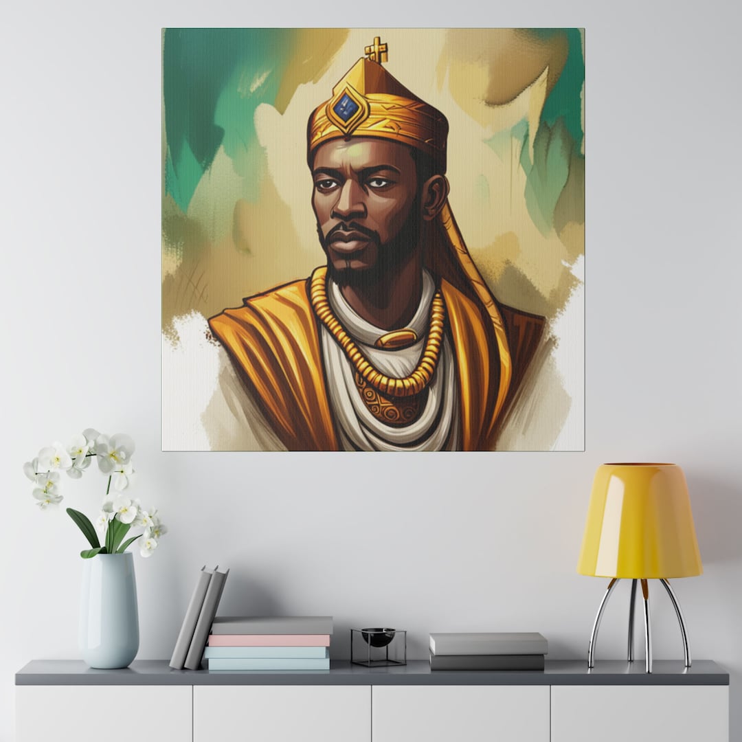 Mansa Musa Wall Art, King of Mali, Rare Etsy Find, African Heritage ...