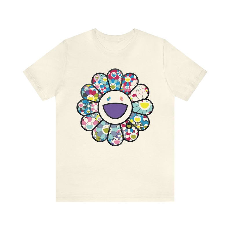 Takashi Murakami Shirt, 100% Cotton Tee, Graphic Art Top, Japanese Pop ...