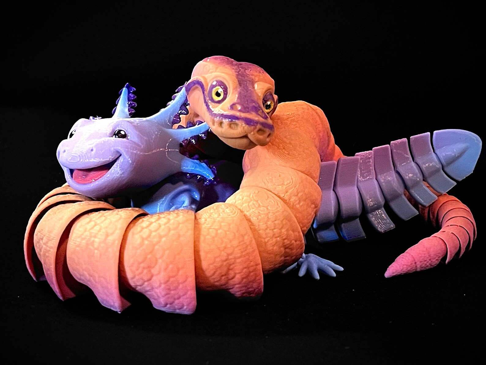 Ball Python Snake 3d Printing Snake Python Articulated Fidget - Etsy