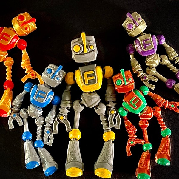 3d Printed Toy Robot - Etsy