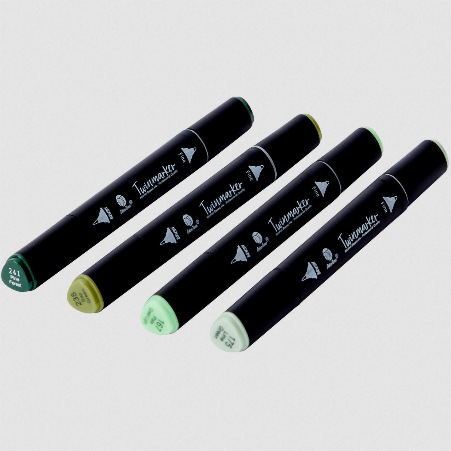 Colors: 210-279 | 1x Décotime Twinmarker Fine & Brush – Alcohol Markers ...