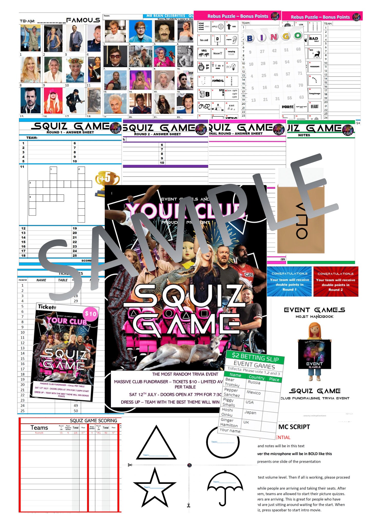 Squiz Game Adult's Only 18 - Etsy